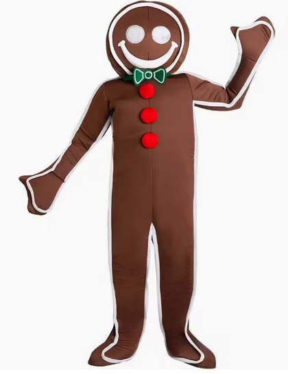 Gingerbread Man Costume - Adult XL – Ronjo's Magic and Costumes